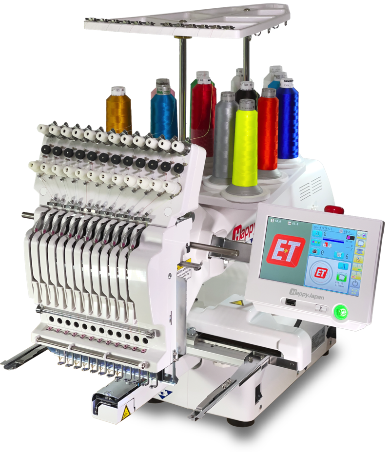 HappyJapan | Commercial Embroidery Machines | Single head | Multi-head | UK